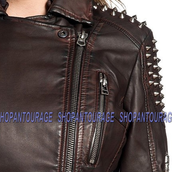 Affliction | Jackets & Coats | Affliction Spiked Out 11ow70 Pu Jacket ...